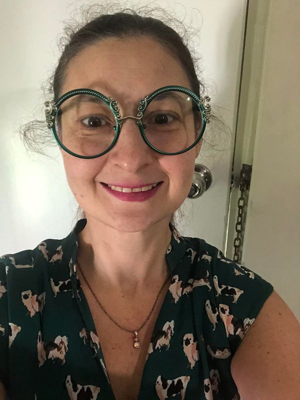 Norene - Round Green Eyeglasses | Vooglam