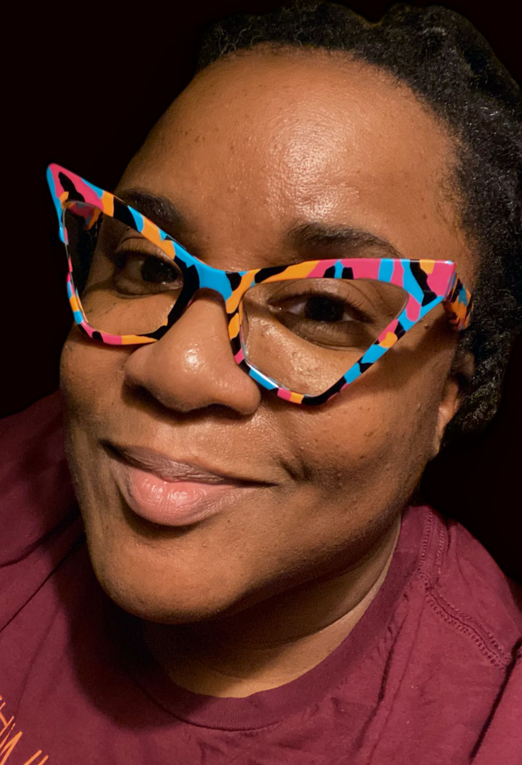 Caitlyn - Cat Eye Red Eyeglasses | Vooglam