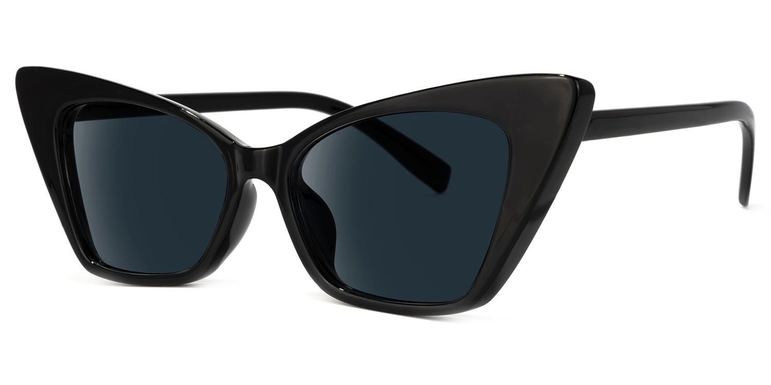 Cat Eye Black Sunglasses | Vooglam.com