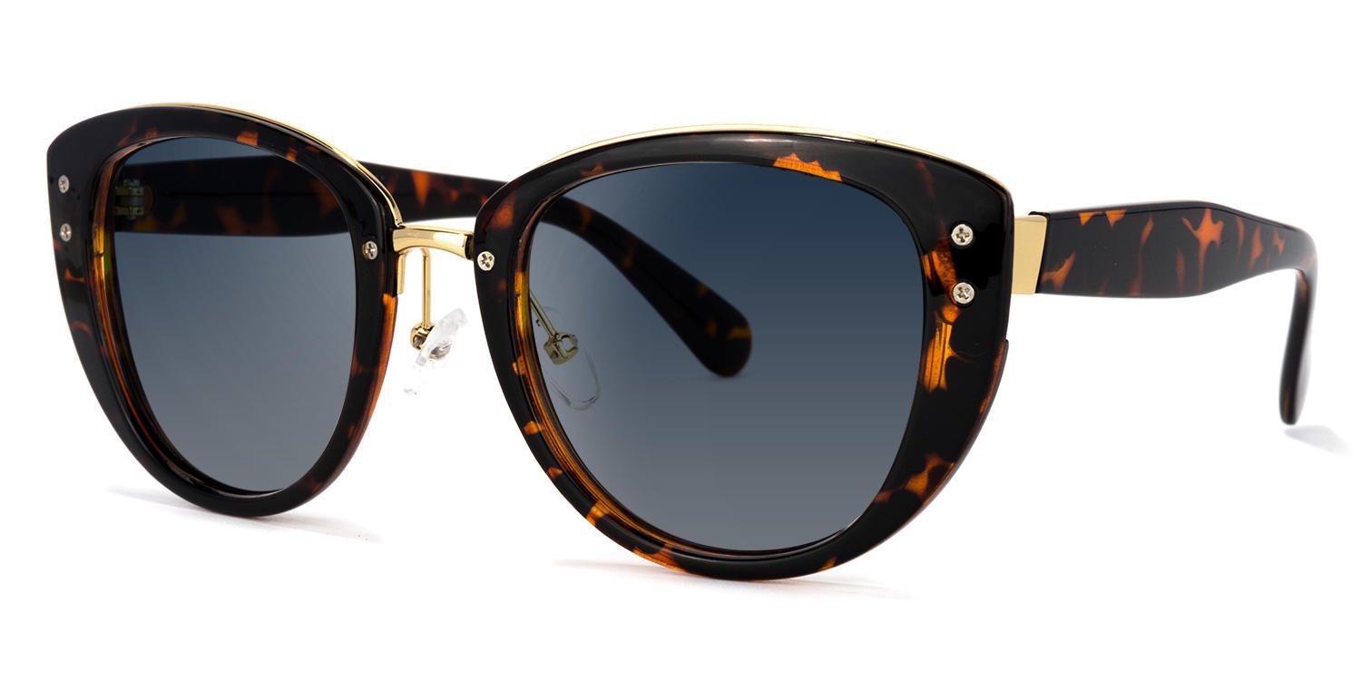 Gentry - Cateye Tortoise Sunglasses | Vooglam