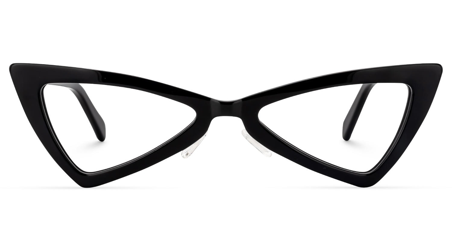 Venus - Trilateral Black Eyeglasses | Vooglam