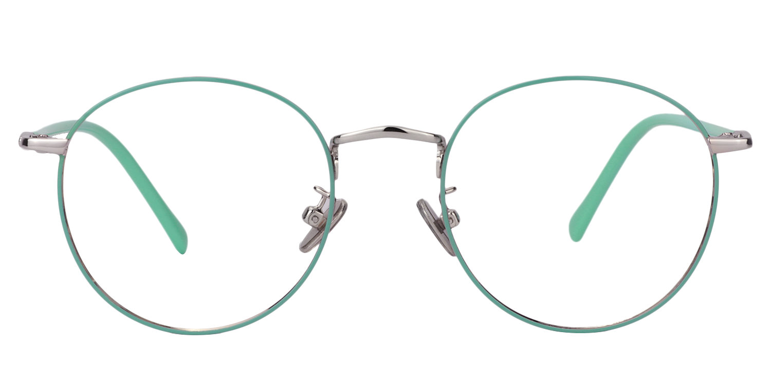 Refreshing Round Green Eyeglasses│Vooglam Optical Glasses