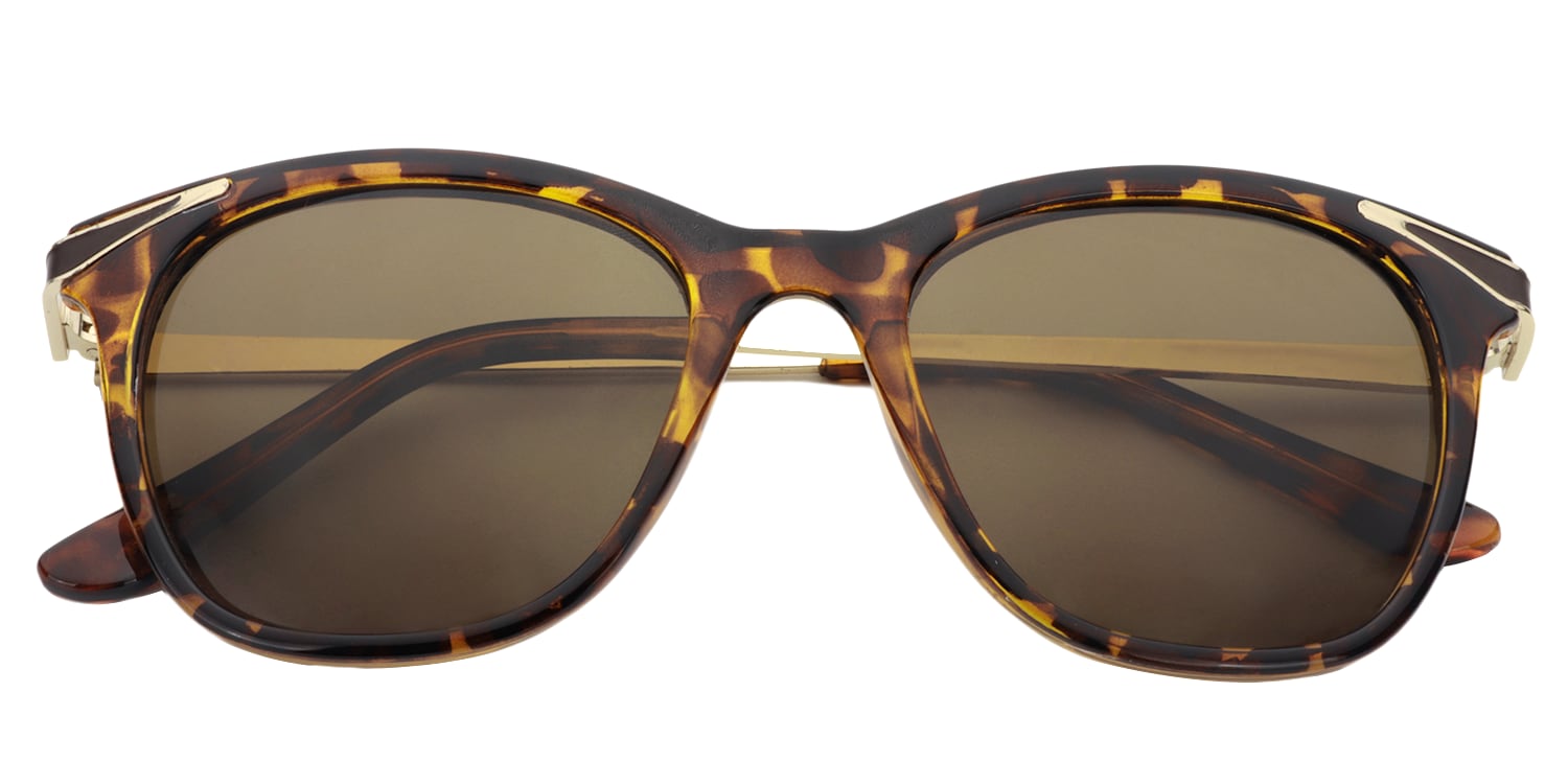 Dodie Cat Eye Tortoise Sunglasses | Vooglam