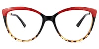 Adisa - Cat Eye Red Tortoise Eyeglasses | Vooglam