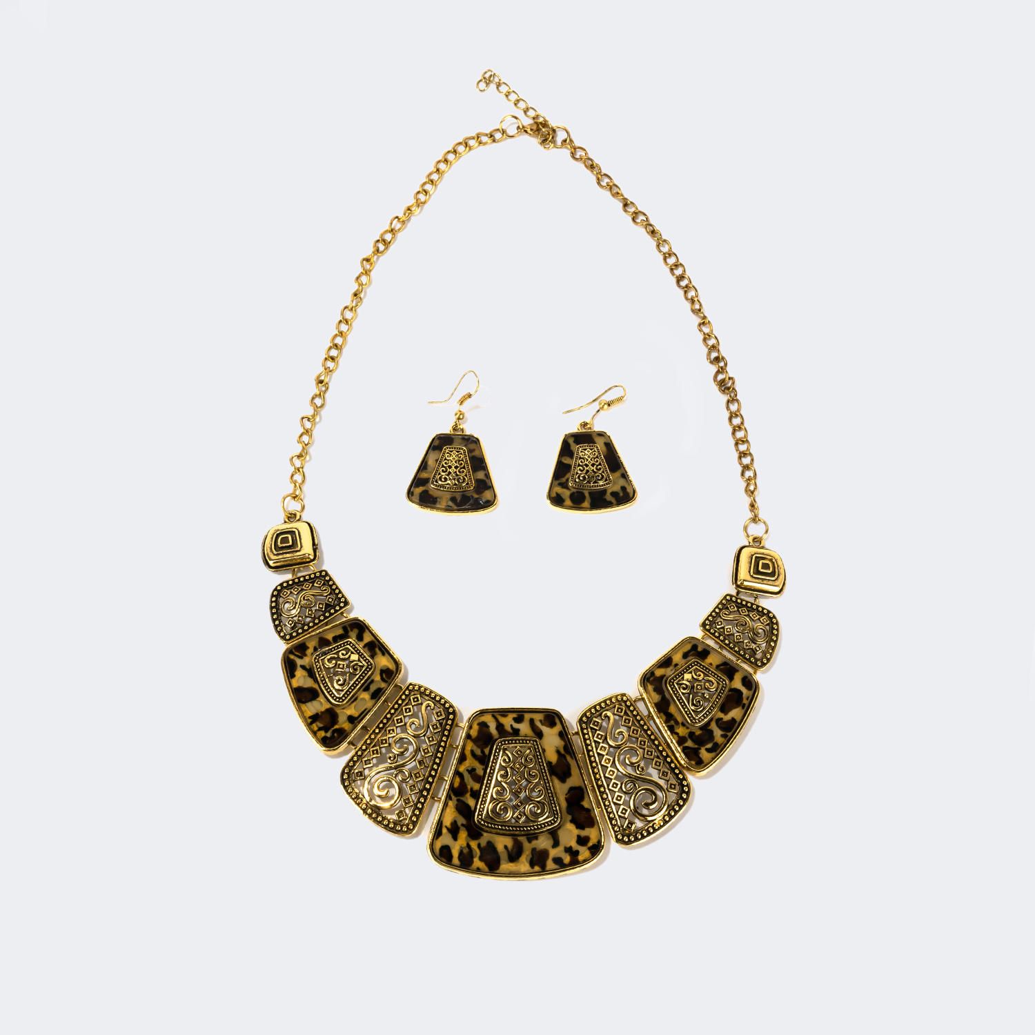 Leopard Grain Jewelry Set | Vooglam.com
