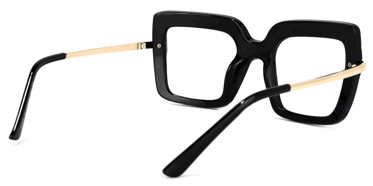 Square Black Eyeglasses | Vooglam.com
