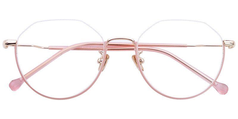 Maria Pink Half Frame Glasses