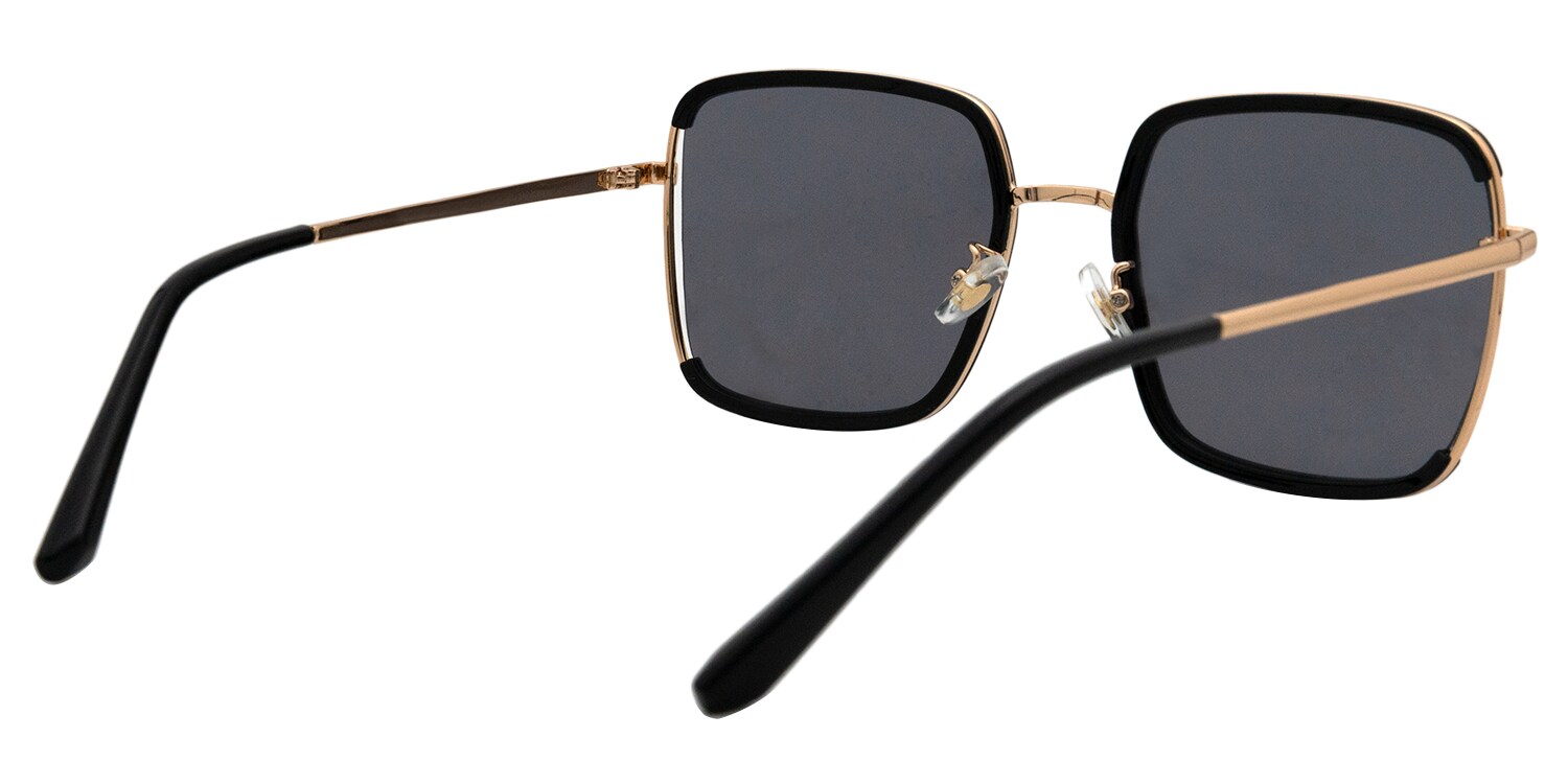 Stylish Square Black Sunglasses│Vooglam Sunglasses Online