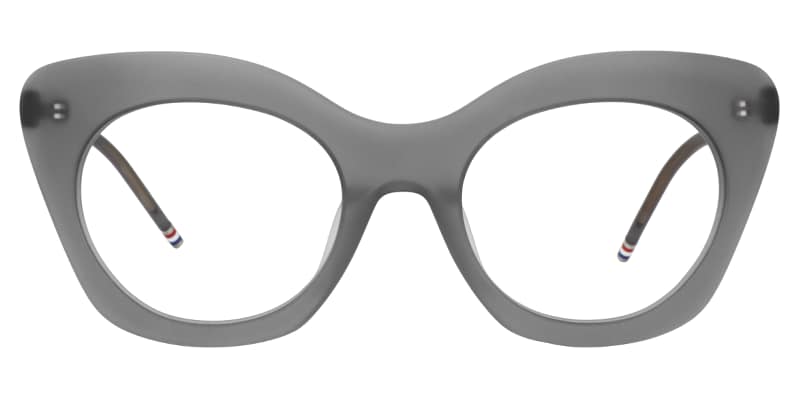 Rhonda Cat Eye Grey Eyeglasses | Vooglam