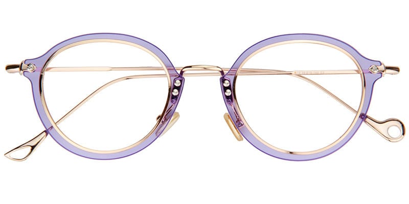 Williams Oval Light Purple Eyeglasses | Vooglam