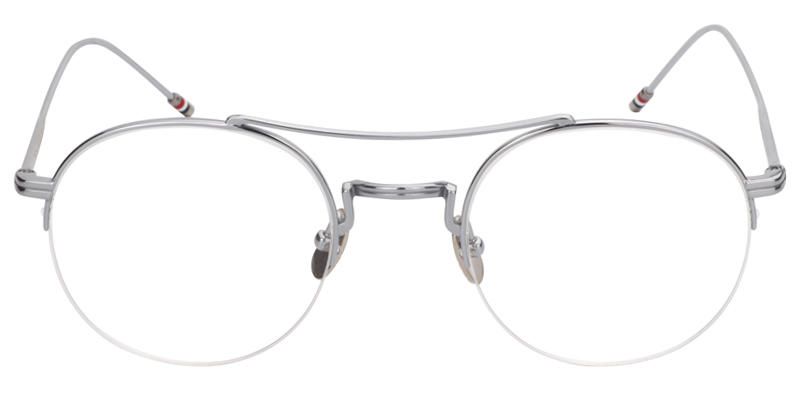 Mildred Silver Aviator Eyeglasses | Vooglam