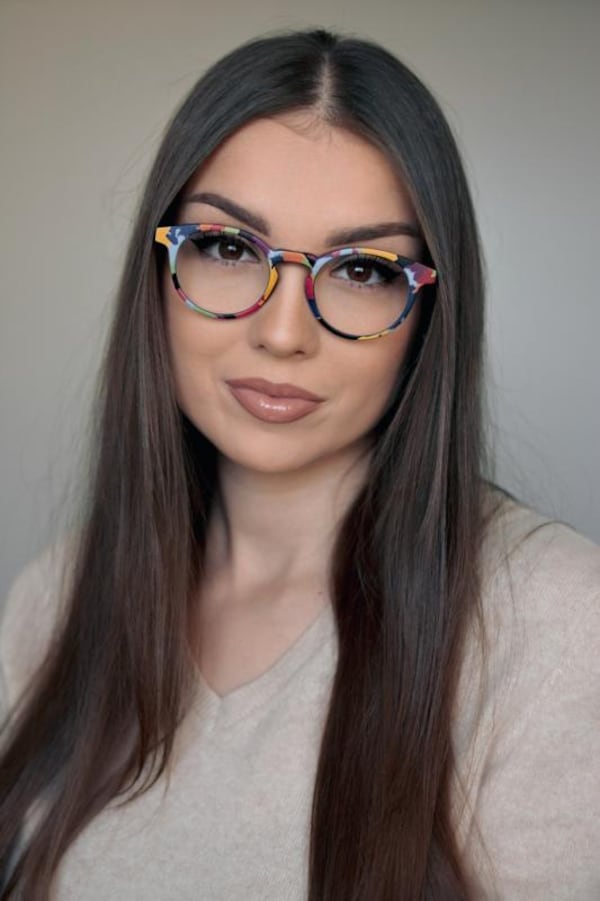 Minnie Oval Multicolored Eyeglasses│vooglam
