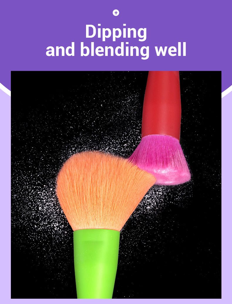 15pcs Multicolor Makeup Brush Set Cosmetics Brushes Powder Eyeshadow ...