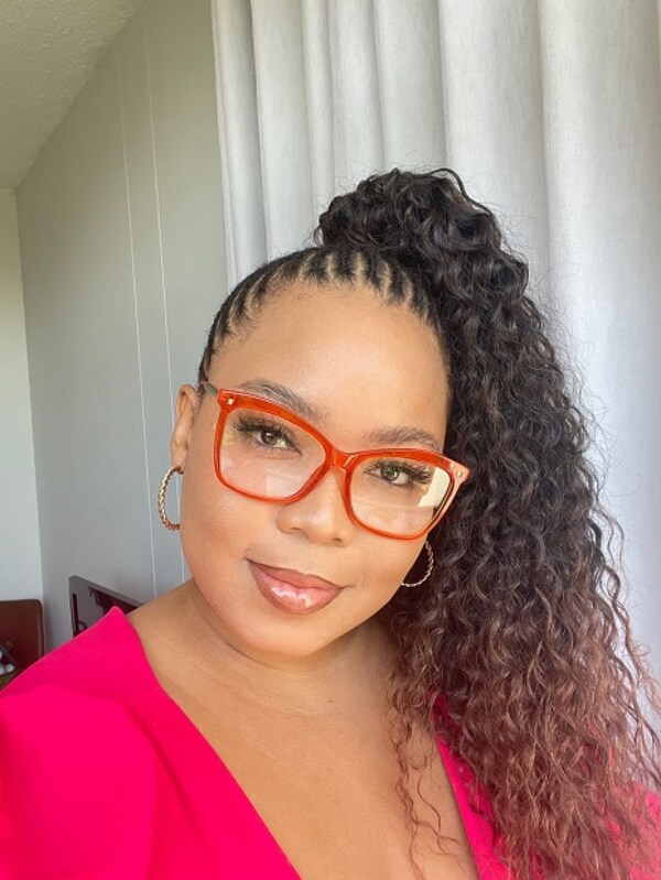 Libby - Butterfly Orange Eyeglasses | Vooglam