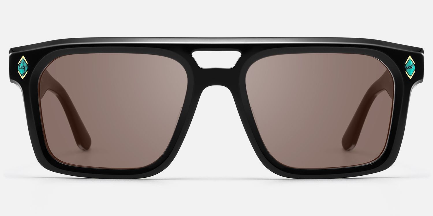 Bastion - Two Tone Double Bridge Glasses | Vooglam