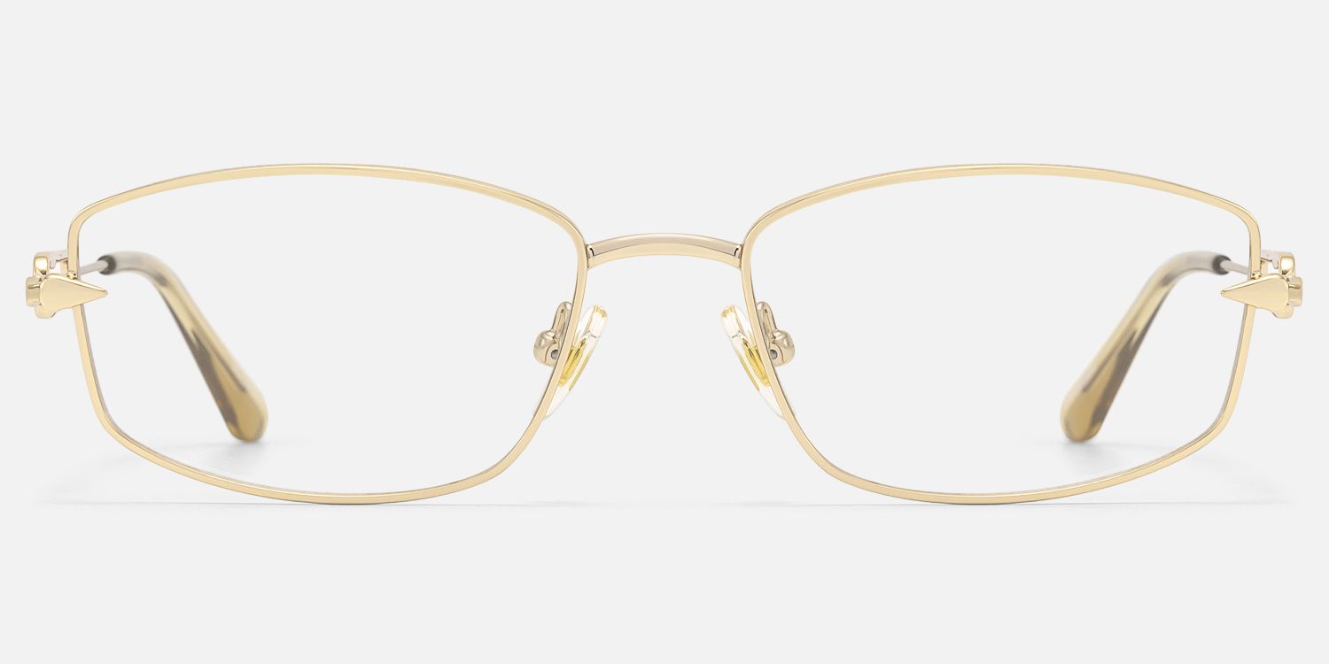 Bladework - Silver Thin Metal Narrow Glasses | Vooglam