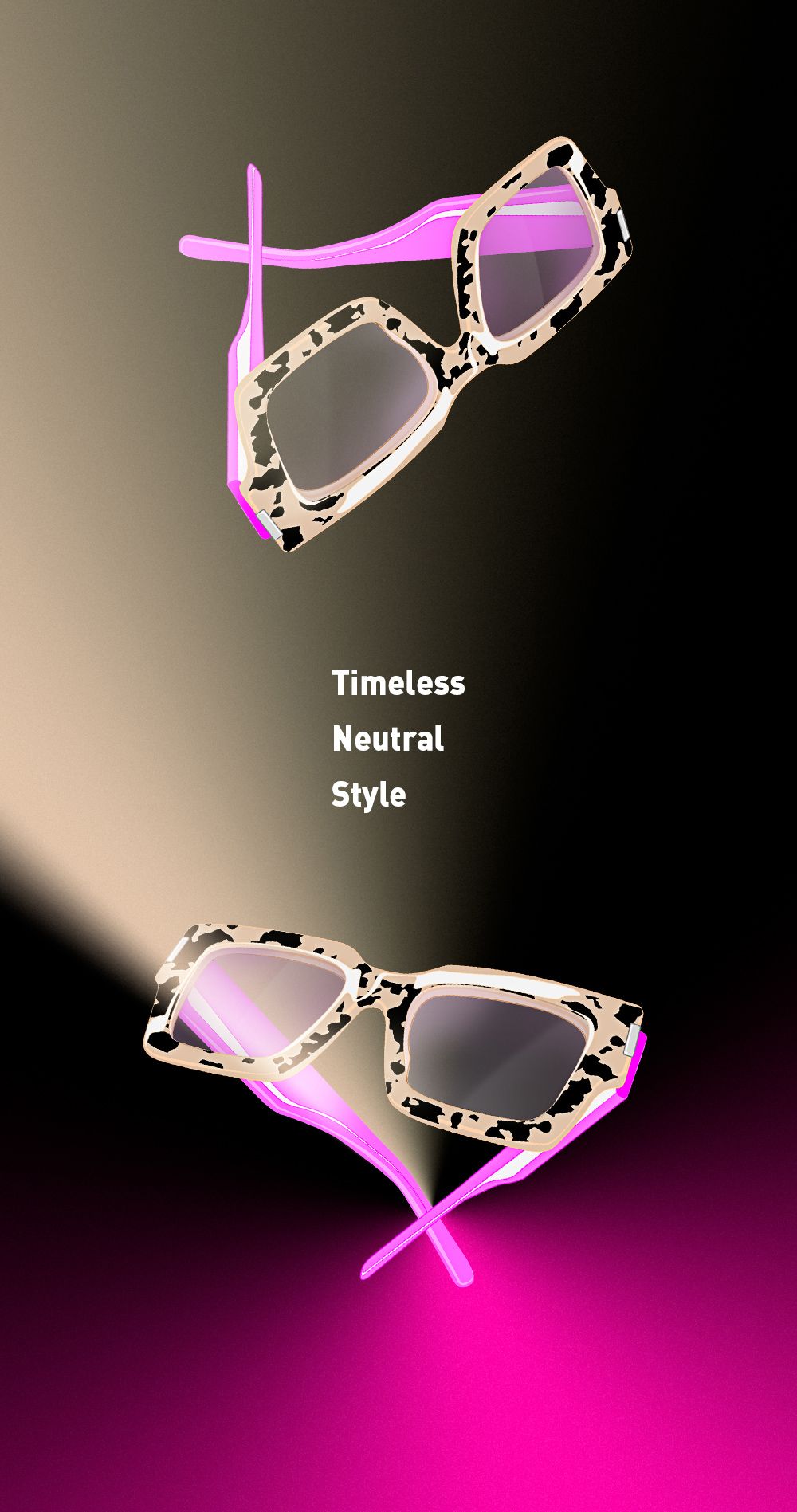 Vaeda - Bold Square Tortoise Eyeglasses | Vooglam