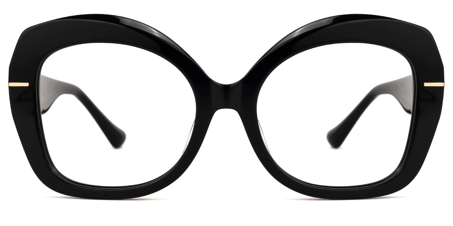 Ebonee - Cat Eye Black Eyeglasses | Vooglam