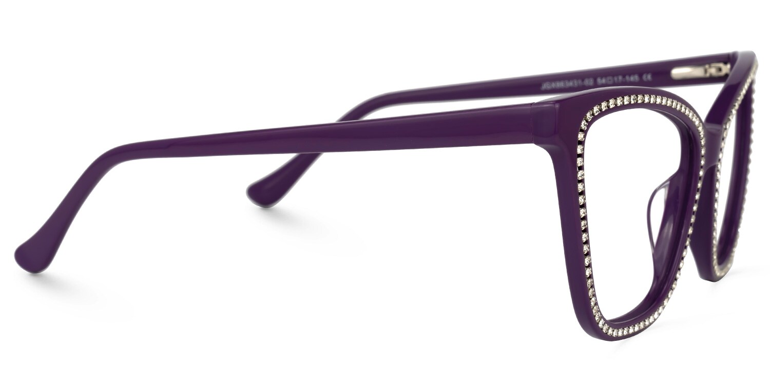 Shandy - Butterfly Purple Eyeglasses | Vooglam