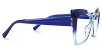 Elaxi - Butterfly Blue Eyeglasses | Vooglam