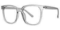 Faina - Square Grey Eyeglasses | Vooglam