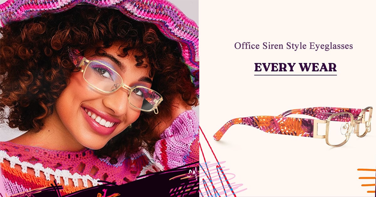 Office Siren & Bayonetta Glasses | Vooglam