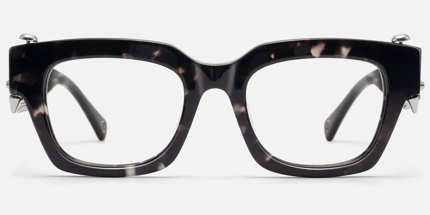 Sabrina - Rectangle Pattern Eyeglasses | Vooglam