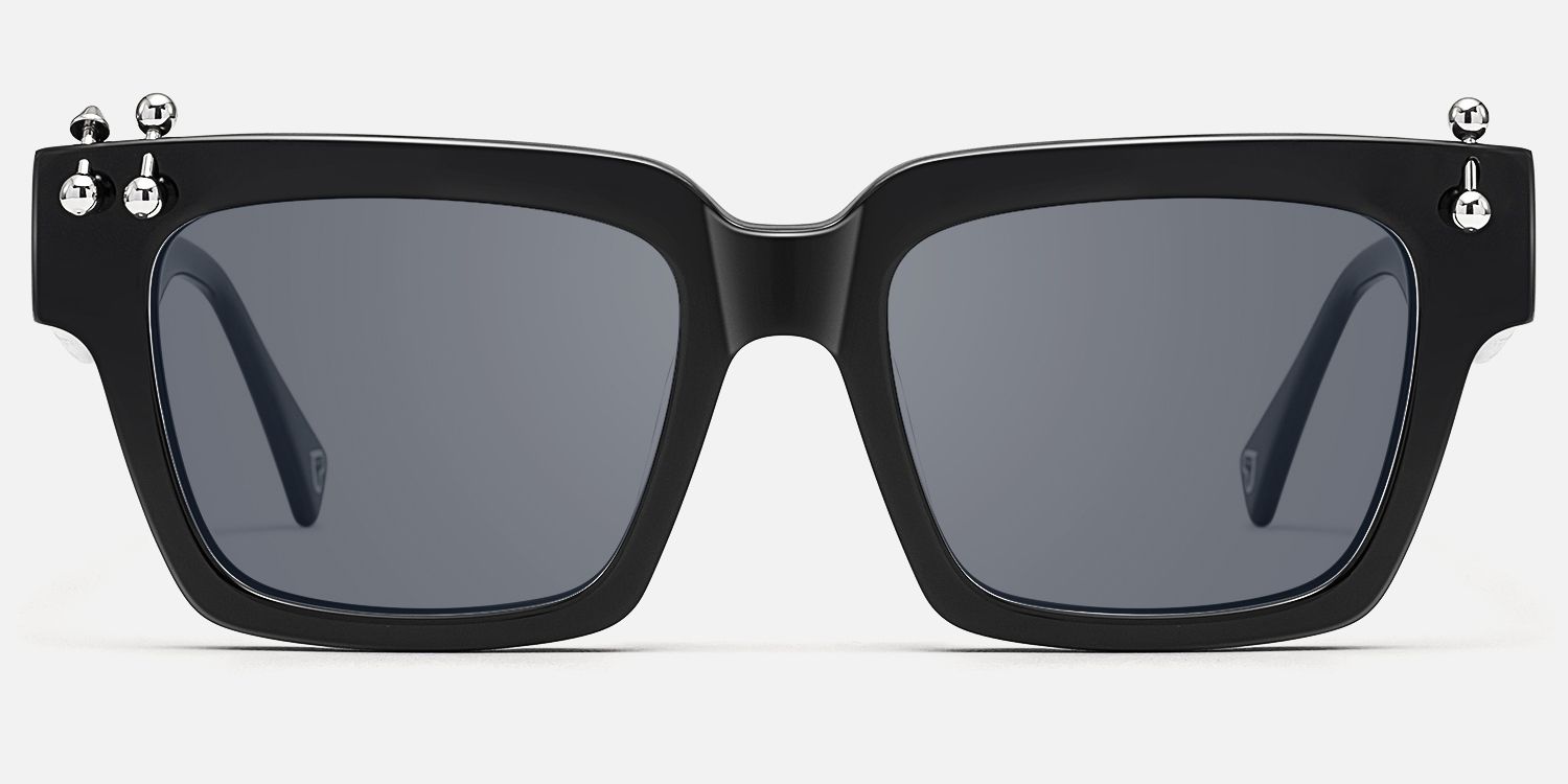 PIERCE - Square Red Acetate Eyeglasses | Vooglam