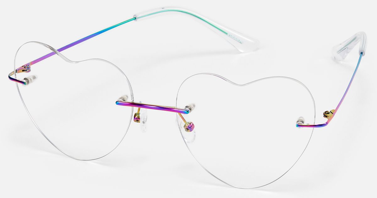 Lahoma - Heart Multicolor Eyeglasses | Vooglam